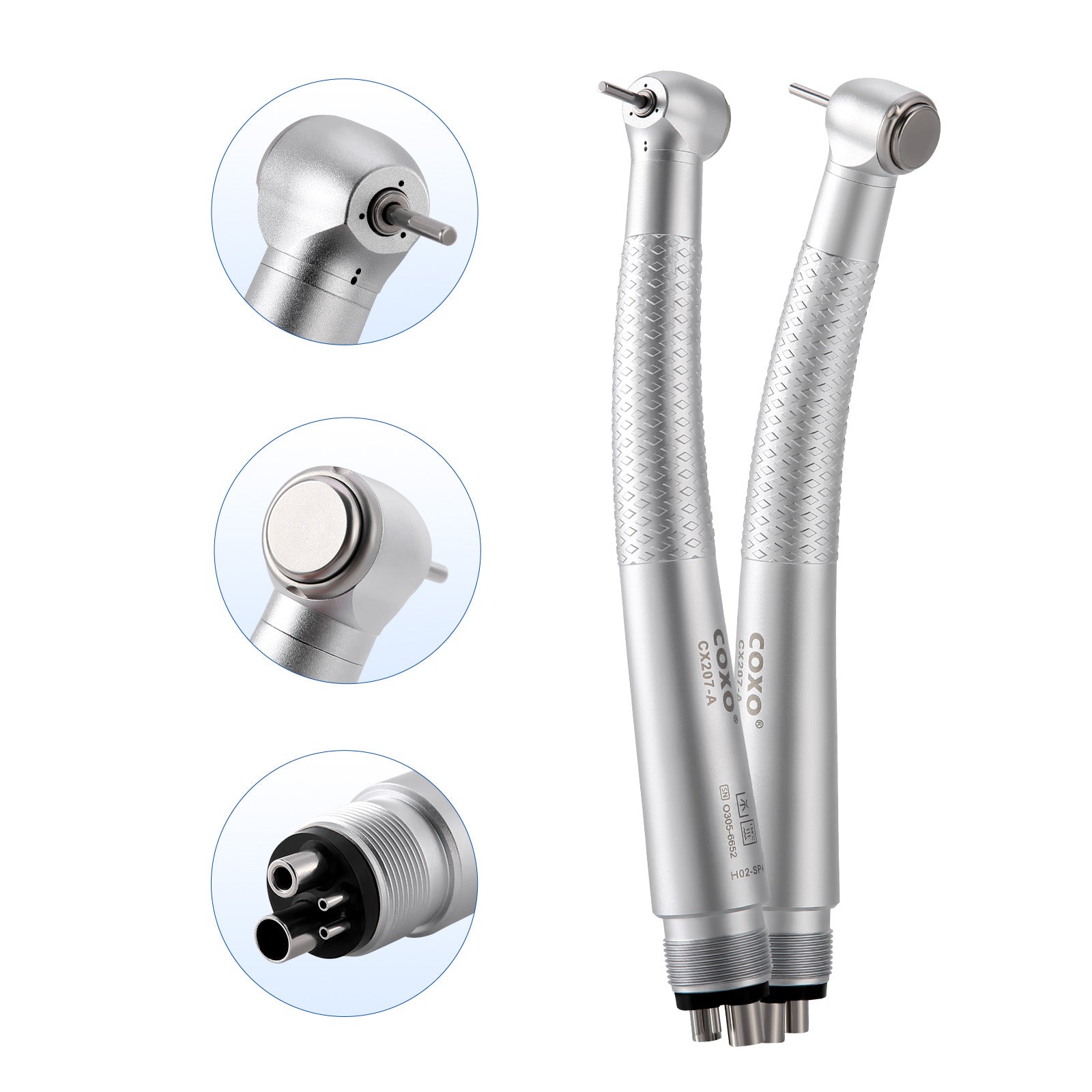 COXO Dental High Speed Handpiece Air Turbine Anti-retraction Standard – AZDENT