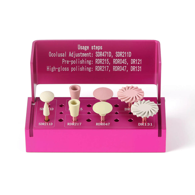 AZDENT Dental Zirconia Composite All-purpose Polishing Kit RA 2.35mm 8