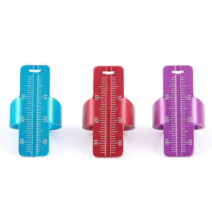 Dental Rulers Aluminium Alloy Endo Colorful Ring Rulers Root Canal Mea ...
