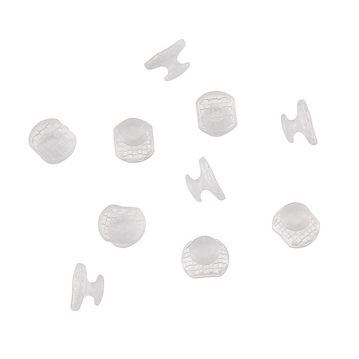 AZDENT Dental Lingual Button Bondable Composite Clear Ceramic Round/Re