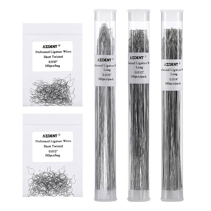 Dental Orthodontic Wire Preformed Ligature Ties Stainless Steel Long ...