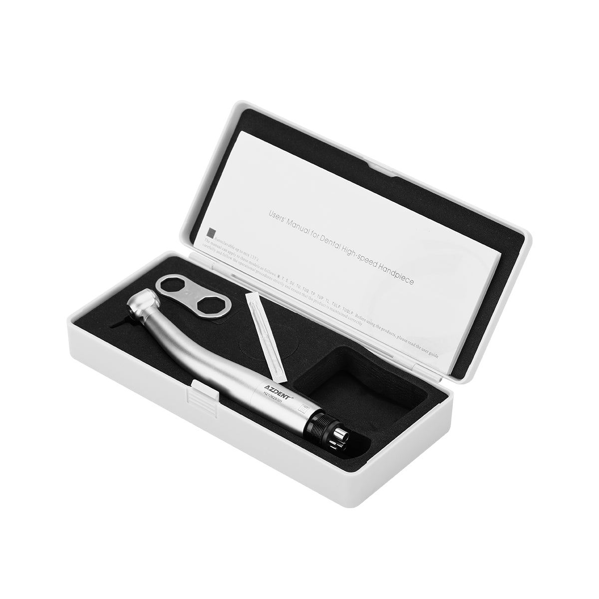 AZDENT High Speed Handpiece Torque Head Push Button E-generator LED 4