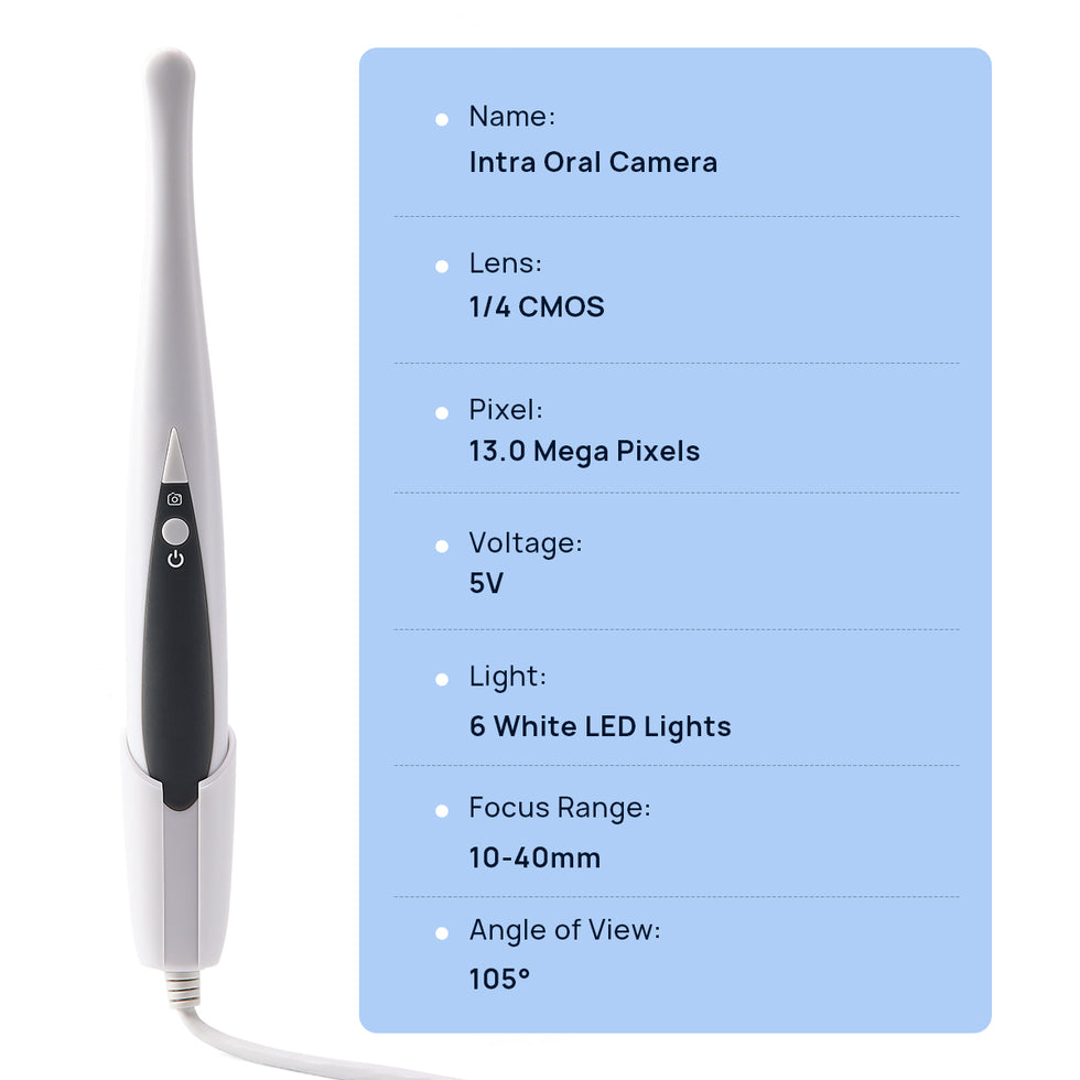 Dental USB Intraoral Camera Oral Endoscope HD Camera 6 LED Lights – AZDENT