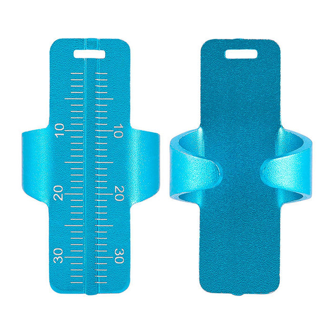 Dental Rulers Aluminium Alloy Endo Colorful Ring Rulers Root Canal Mea