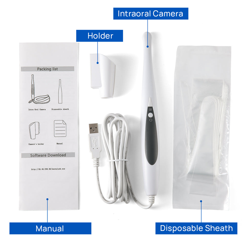 Dental USB Intraoral Camera Oral Endoscope HD Camera 6 LED Lights – AZDENT