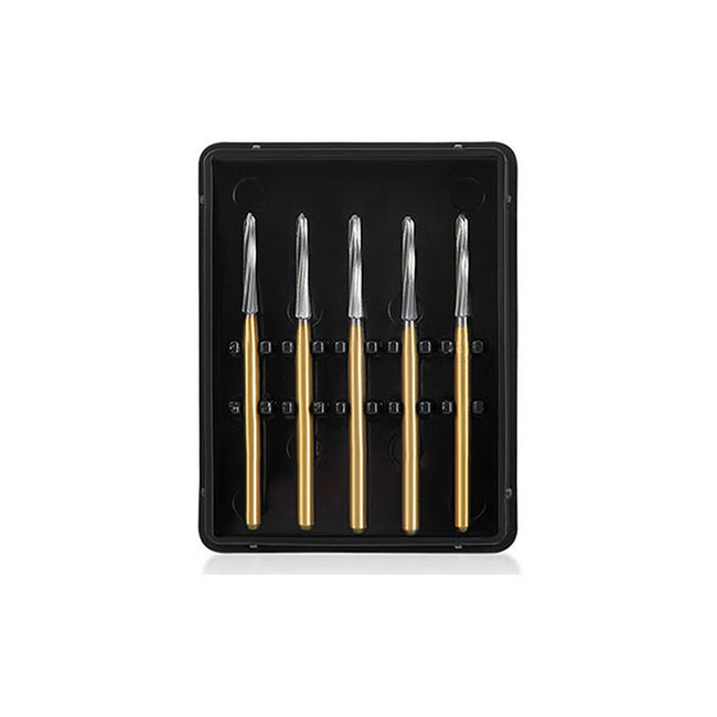 Dental Endodontic Carbide Burs FG Titanium Coated For Shaping Refining