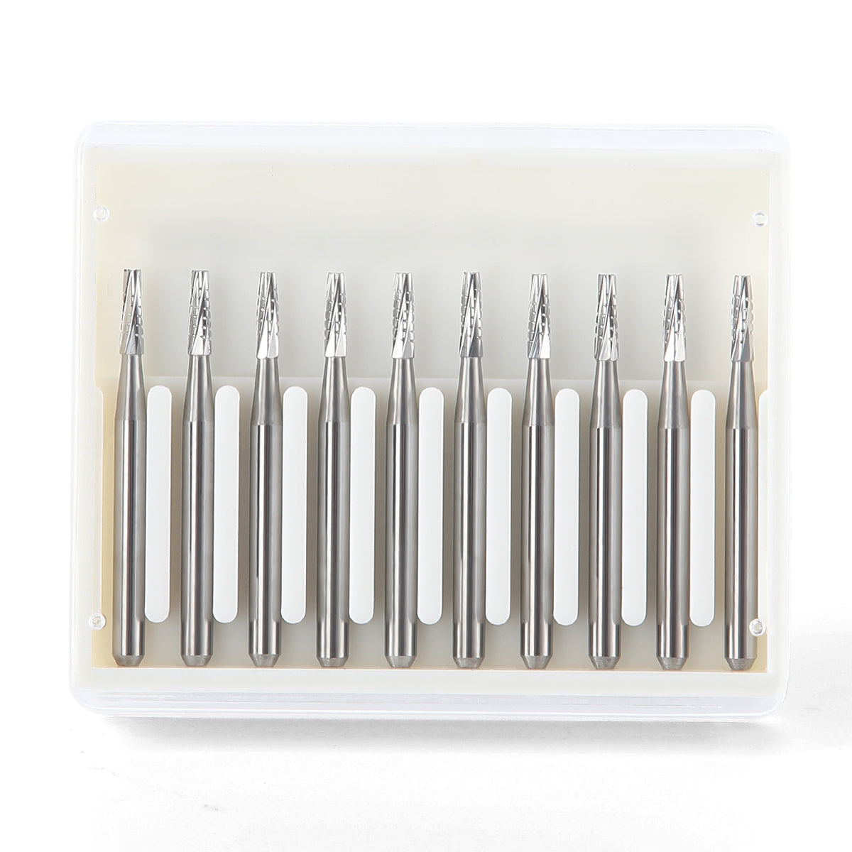 Dental Carbide Bur FG #701 Flat End Taper Fissure Crosscut 10pcs/Box ...