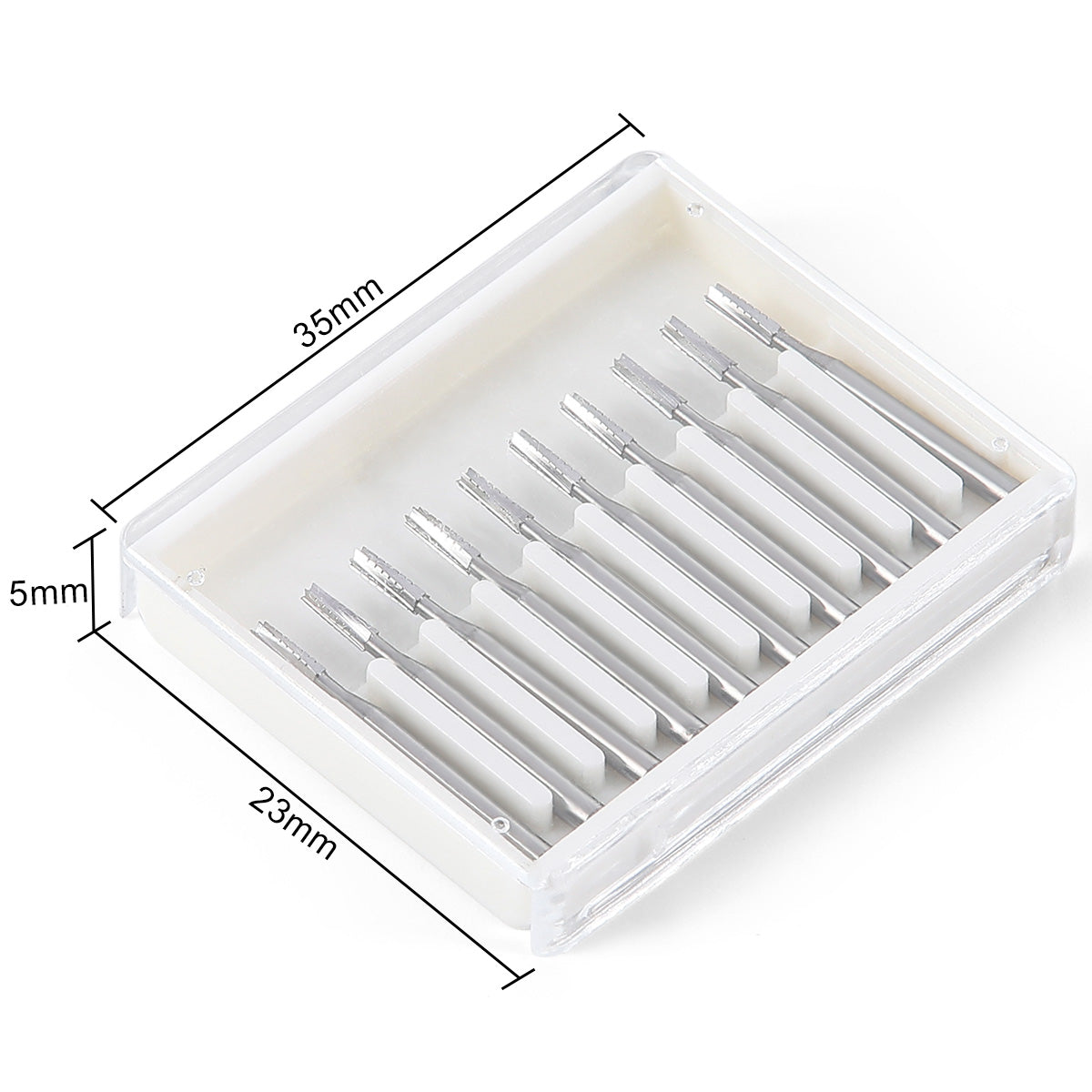 Dental Carbide Bur FG #558 Straight Fissure Crosscut 10pcs/Box – AZDENT