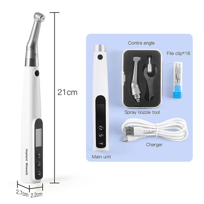 Dental Electric Wireless Torque Driver Universal Implant Torque Wrench ...