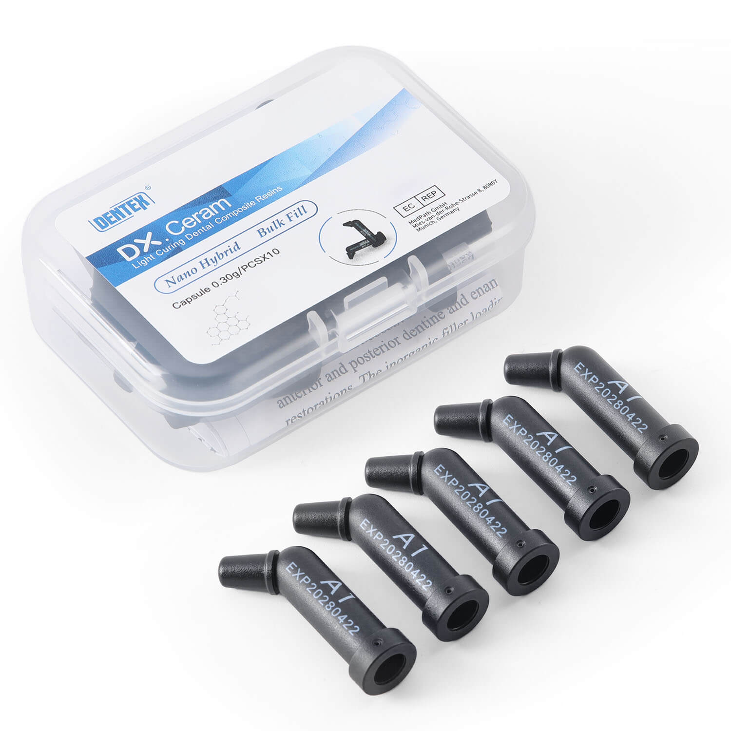 Dental Nano-Ceramic Composite Resin Light Cure Capsule A1/A2/A3/A3.5 0 ...