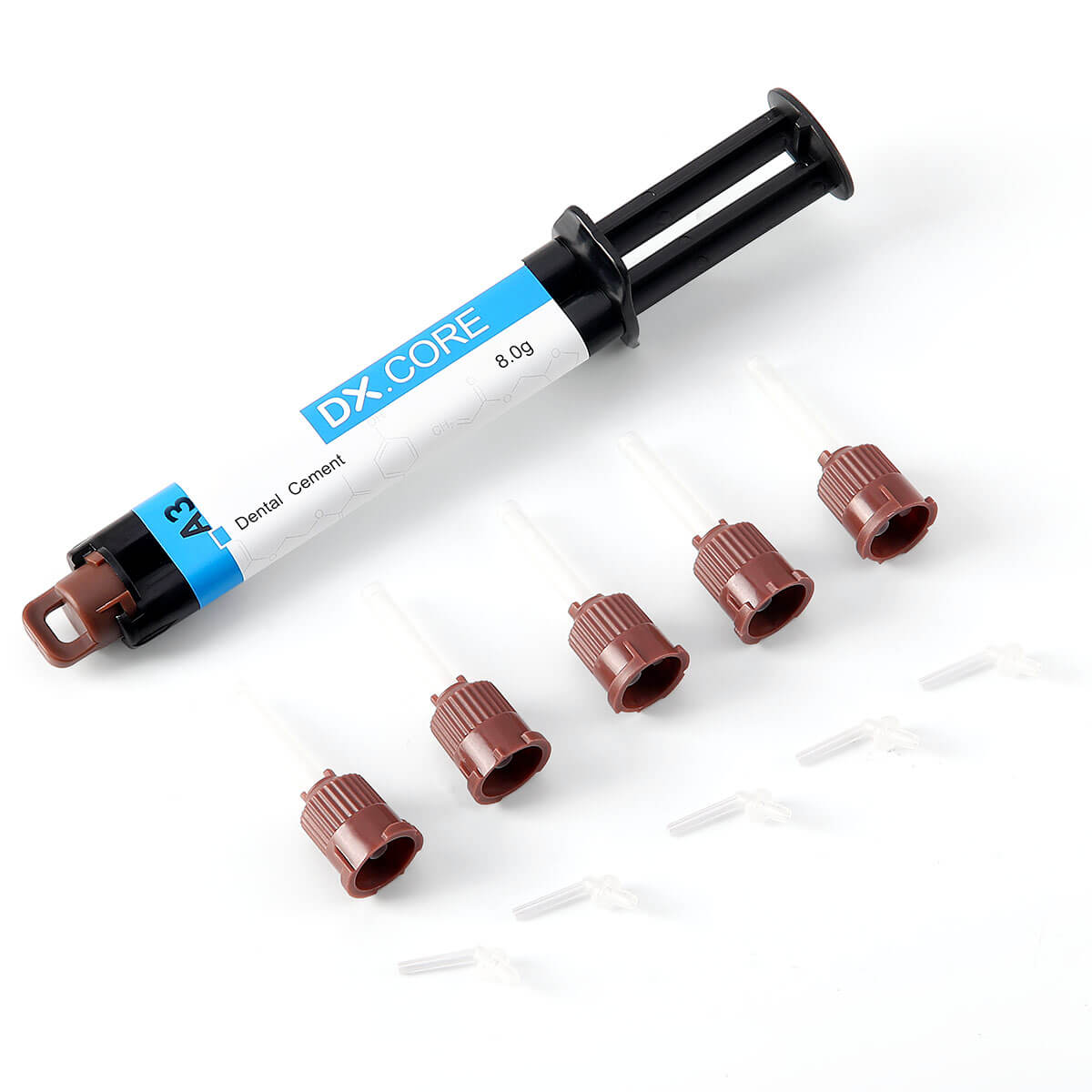 Dental Dual Cure Flowable Composite Resin Core Build Up A2/A3 8g/Syrin ...