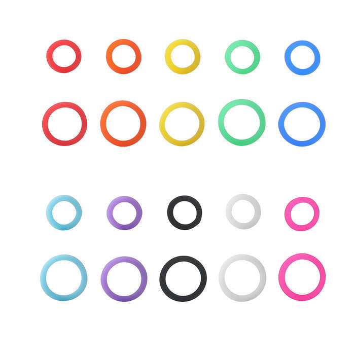 Dental Color Code Rings Universal Silicone Autoclavable 10 Colors 100p ...