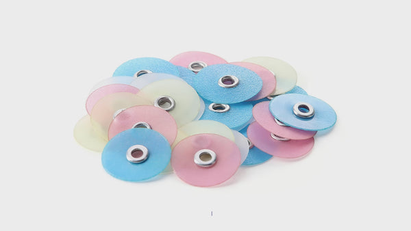 Dental Composite Finishing Polishing Discs 14mm 5/9" with Mandrel 40Pc ...