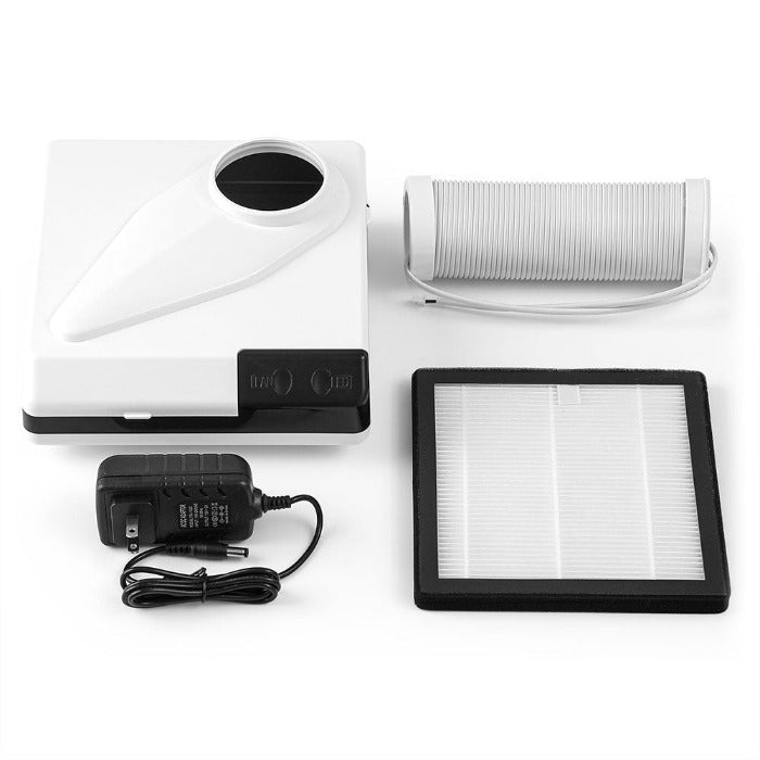 Portable Dental Mini Vacuum Cleaner Lab Desktop Dust Collector With LE ...