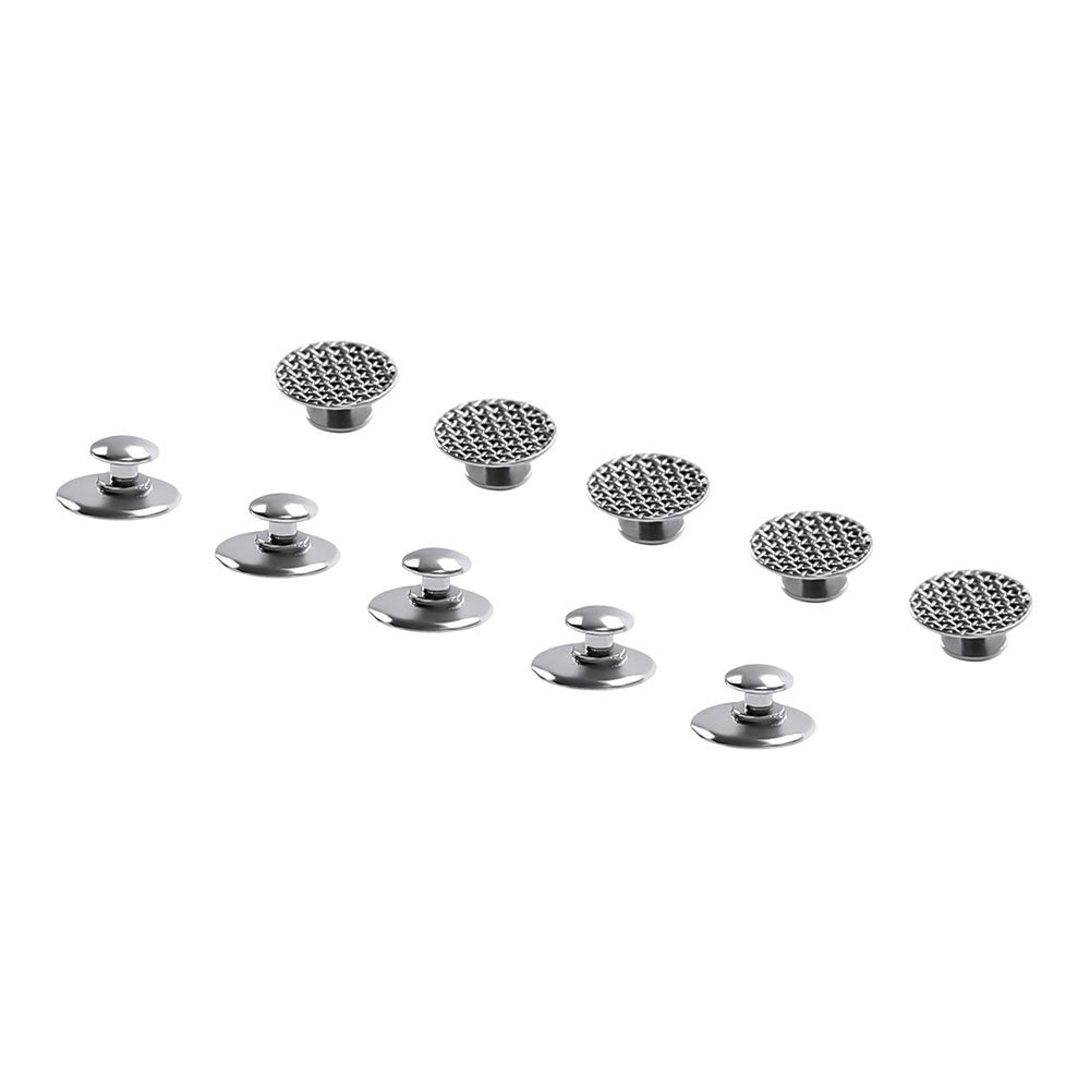 AZDENT Dental Lingual Button Orthodontic Metal Round Mesh Base Bondabl