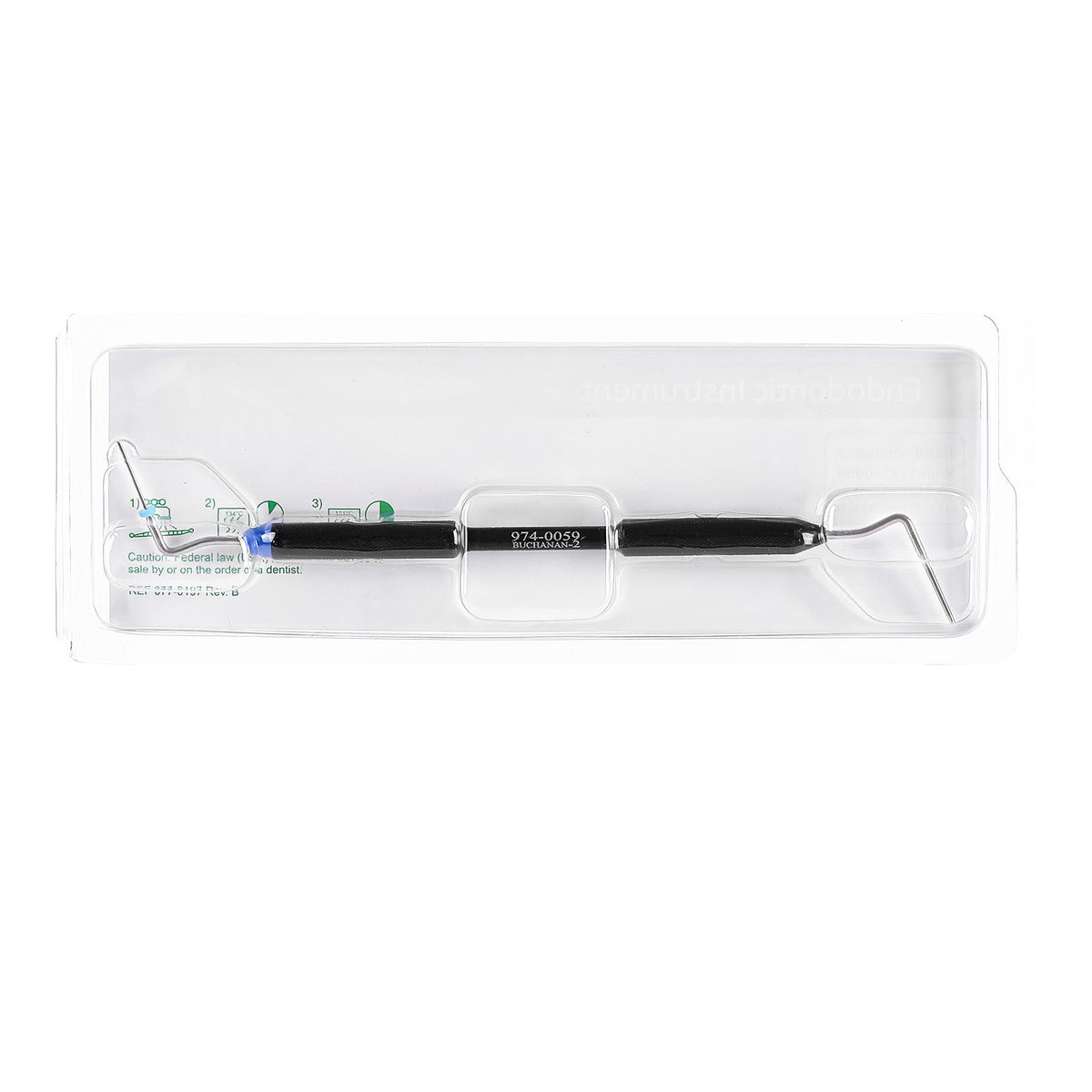 Dental Endo Buchanan Hand Plugger Niti Tip Fill Obturation Model #0 #1