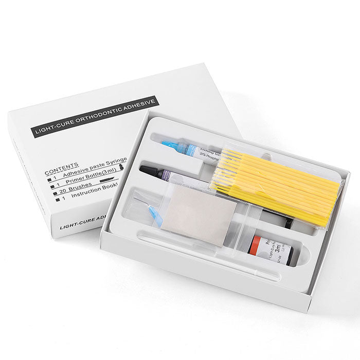 Orthodontic Bonding Light Cure Adhesive Kit Syringes 1pcs 3.5g
