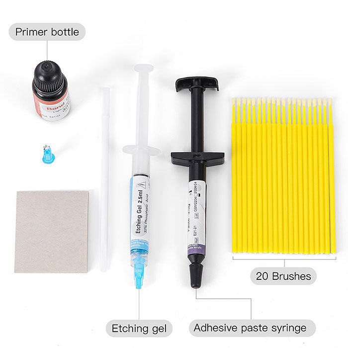 Orthodontic Bonding Light Cure Adhesive Kit Syringes 1pc 3.5g – AZDENT