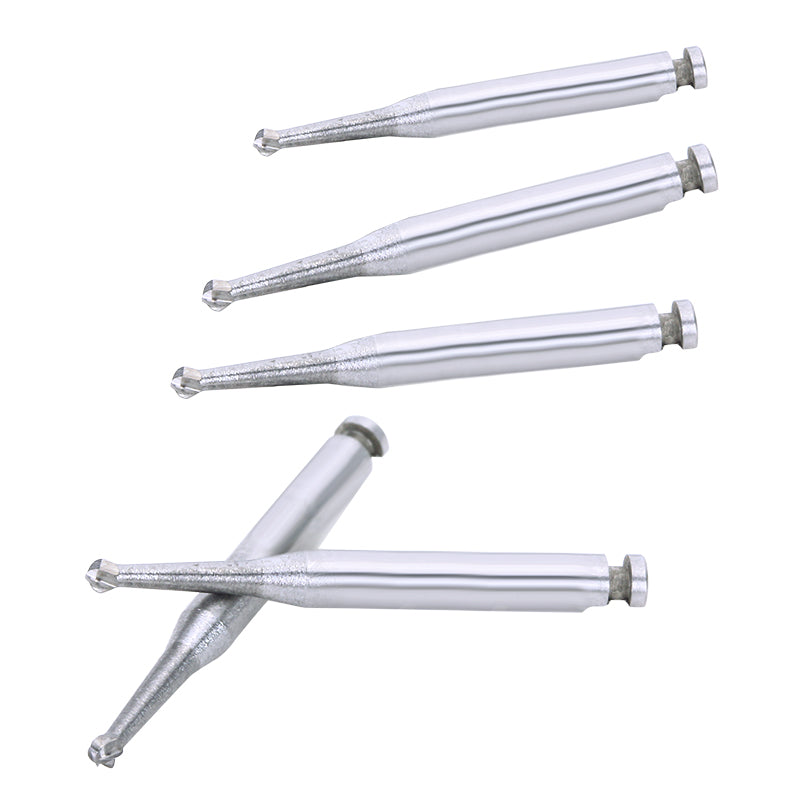 Dental RA #4 Round Carbide Bur for Slow Speed Latch 1.4mm 5pcs/Box – AZDENT