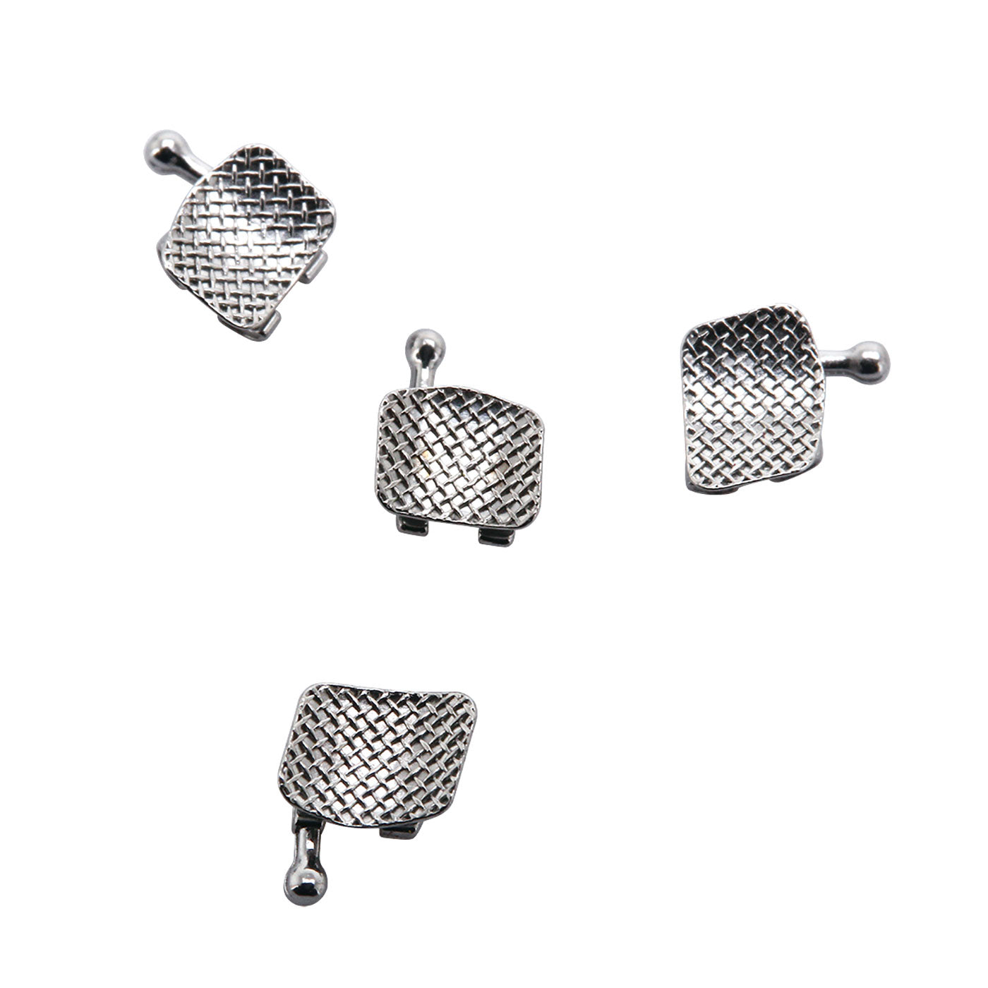 AZDENT Dental Mesh Base Metal Brackets Mini Roth/MBT .022 Hooks on 345