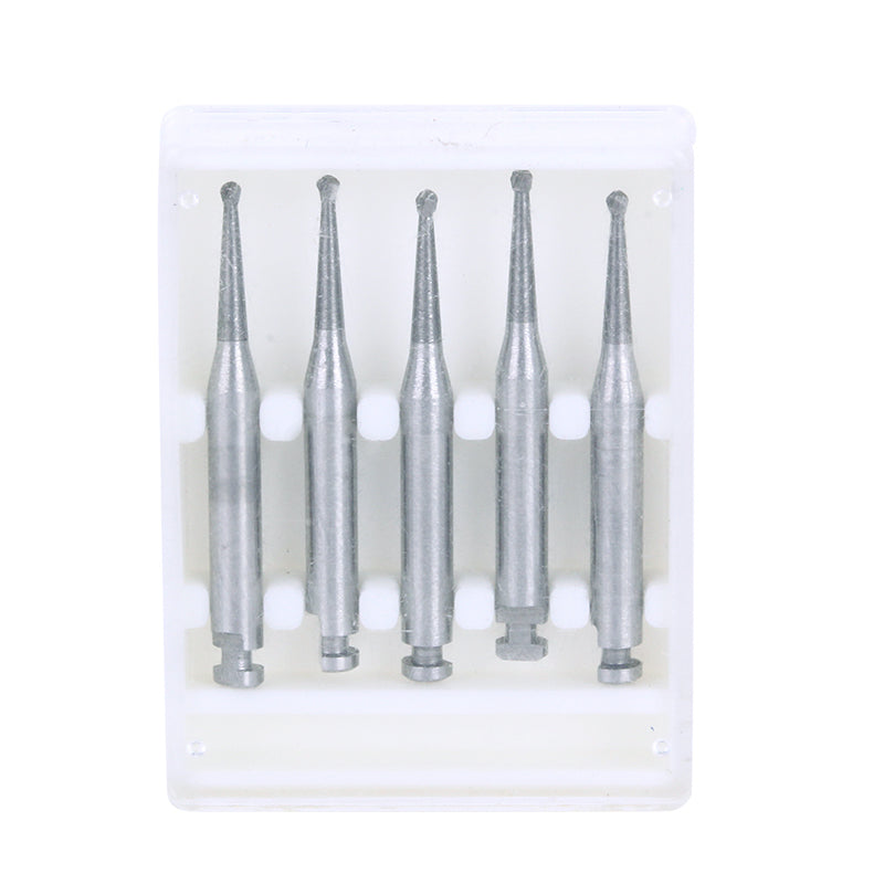 Dental RA #2 Round Carbide Bur for Slow Speed Latch 1mm 5pcs/Box – AZDENT