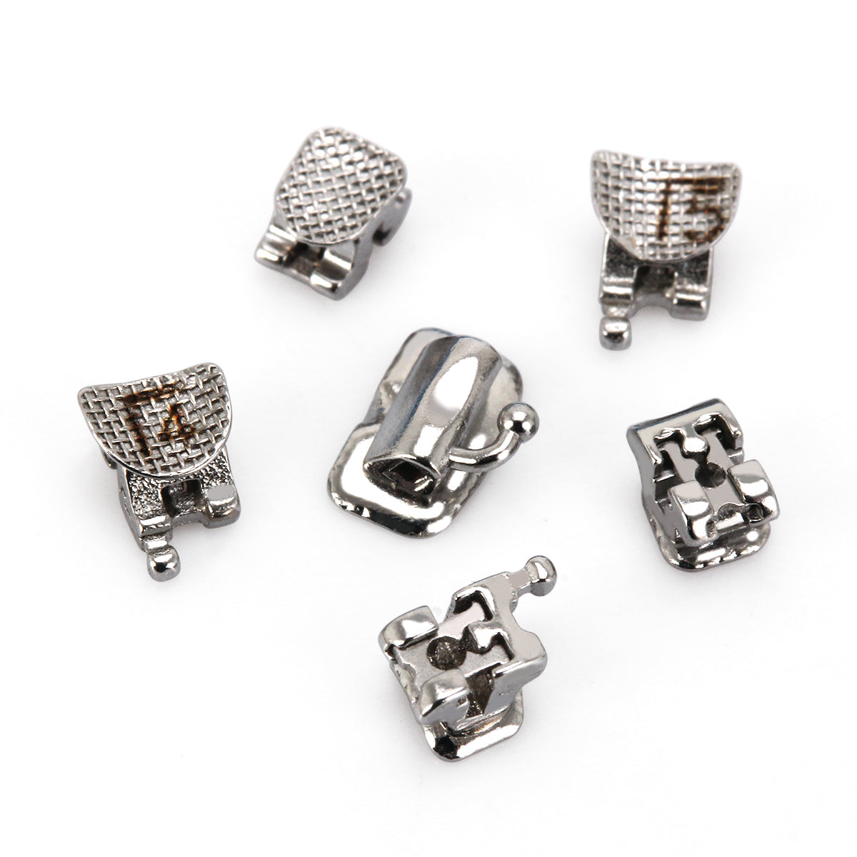 Dental Metal Self-Ligating Brackets Passive Roth. 022 Hooks On 345 Wit ...