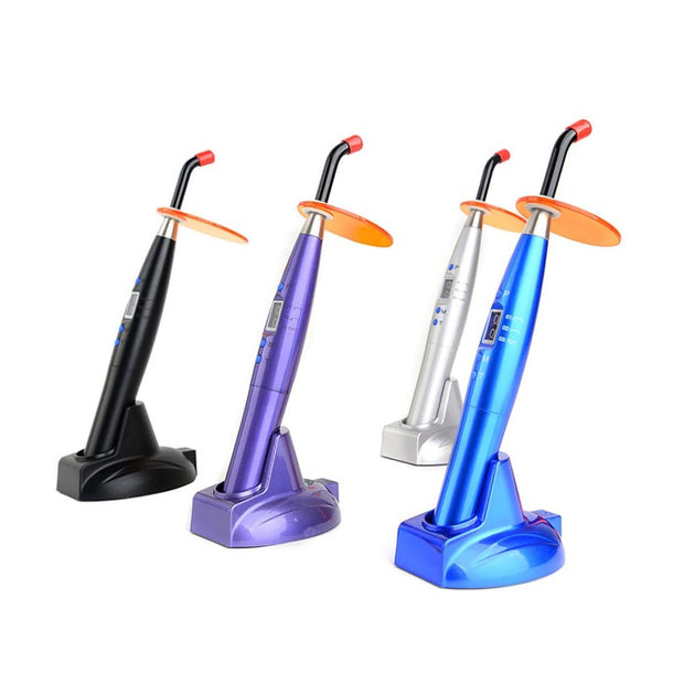 Dental LED Rainbow Curing Light Lamp Resin Cure Plastic Handle 3 Mode ...